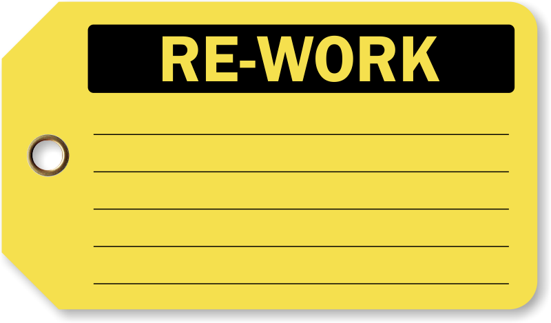 Re-Work Plastic Tags, SKU: TG-1287